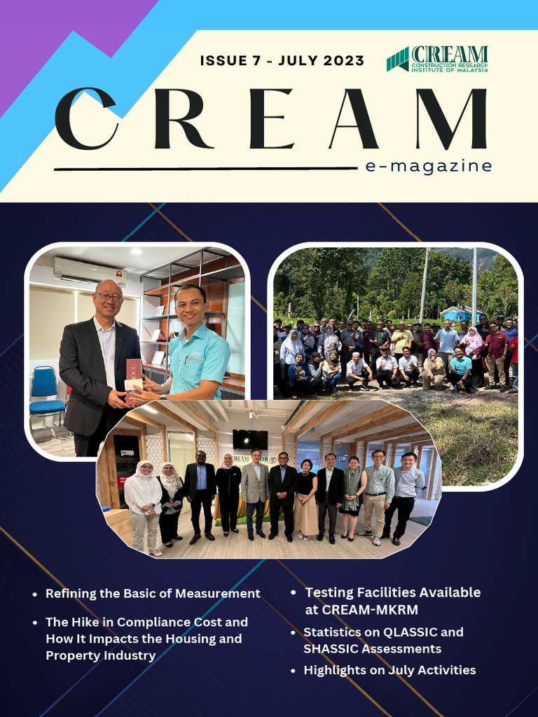 Issue No - 7 - CREAM E-Magazine | PDF | Concrete | Small And Medium Sized Enterprises