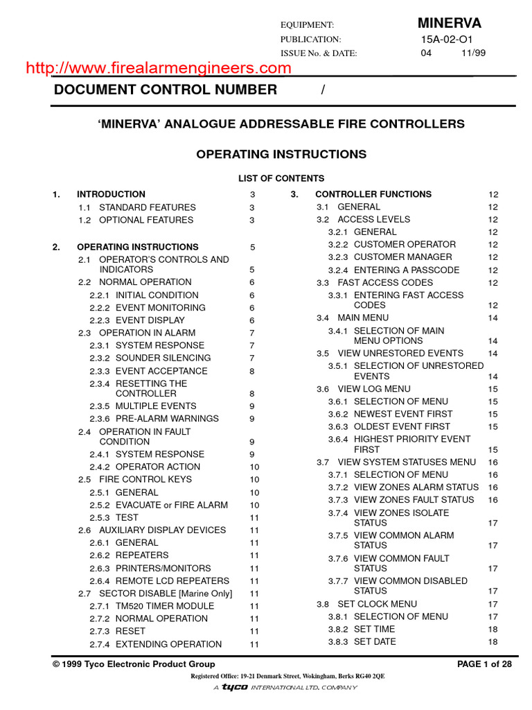 Minerva - Minerva 8 - 16E - 80 Opperating Manual E | PDF | Public Switched Telephone Network ...
