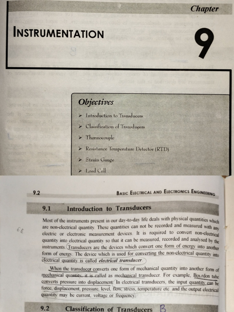 INSTRUMENTATION | PDF | Thermocouple | Electrical Resistance And Conductance
