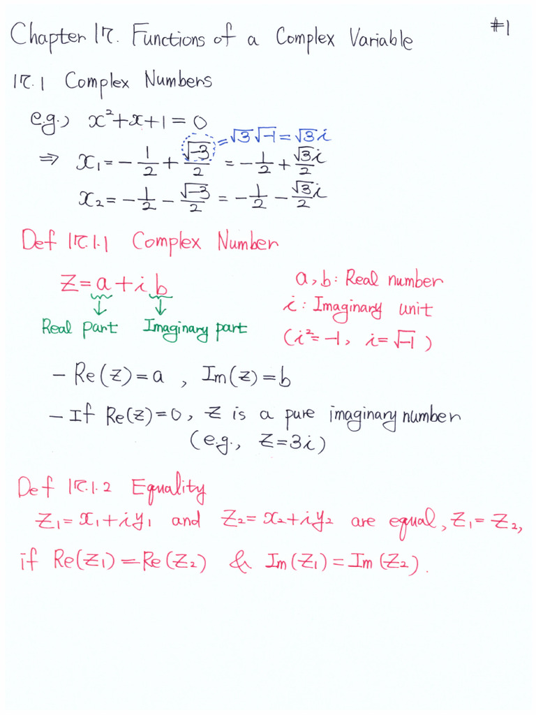 Week 1 - Electric Mathematics | PDF
