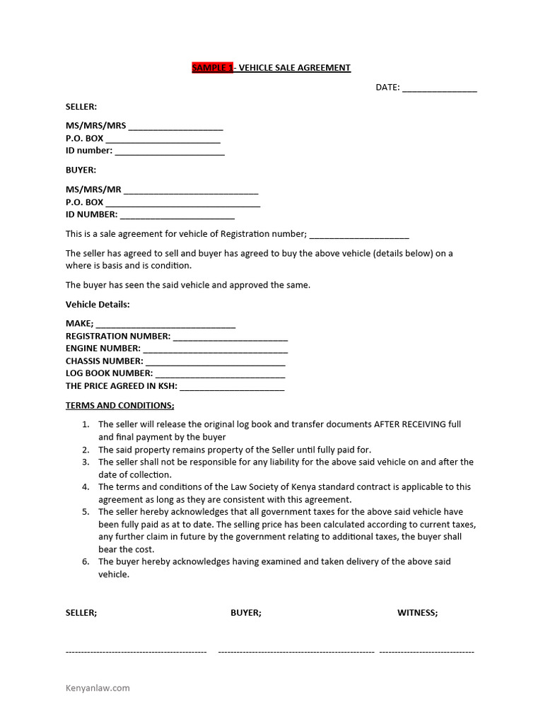 Car sale agreement | PDF | Sales | Economies