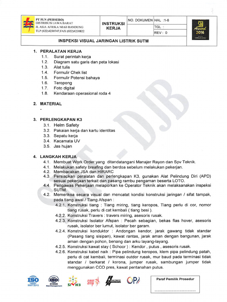INSPESKI VISUAL SUTM MEI 2023 - ULP SUBANG-halaman | PDF