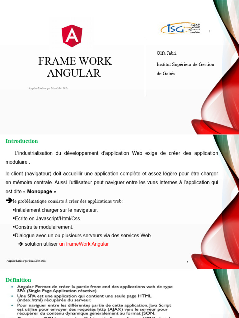 Cours Angular | PDF | JavaScript | Internet Cours Angular | PDF | JavaScript | Internet