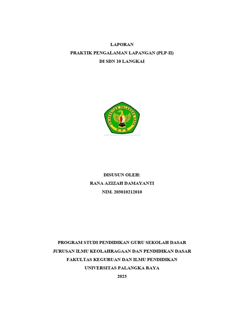 Laporan PLP | PDF