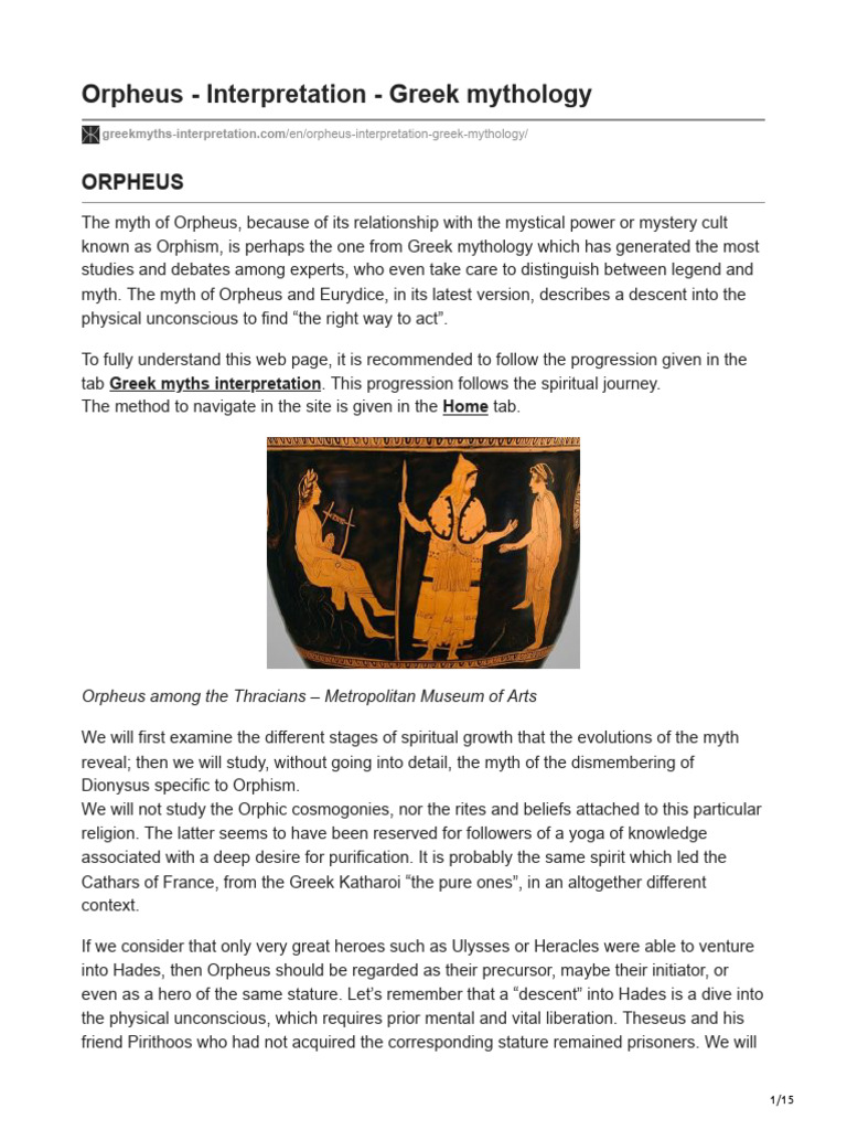 Greekmyths-Interpretation.com-Orpheus - Interpretation - Greek ...