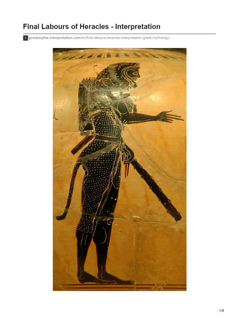 Final Labours of Heracles - Interpretation | PDF | Theseus