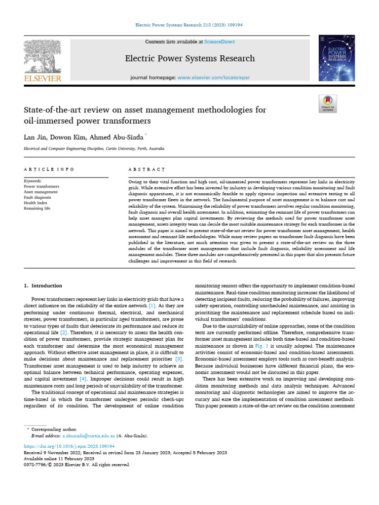 State-Of-The-Art Review On Asset Management Methodologies For Oil ... State-Of-The-Art Review On Asset Management Methodologies For Oil ...