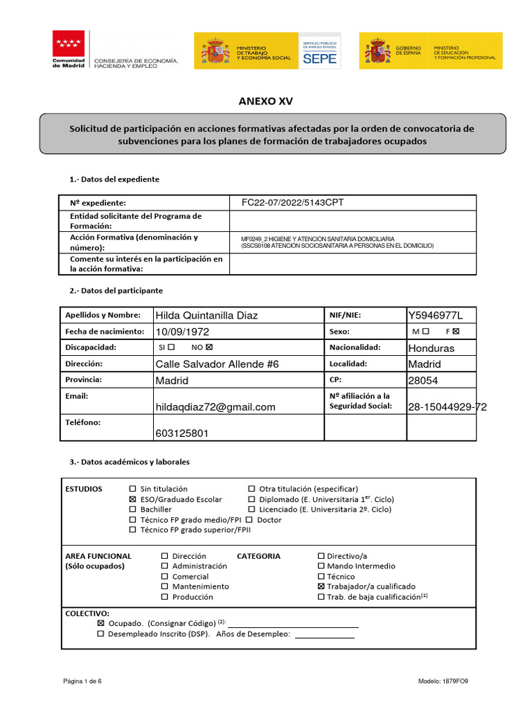 Anexo XV - Doc Madrid 2022 | PDF | Crecimiento personal y profesional | Negocios