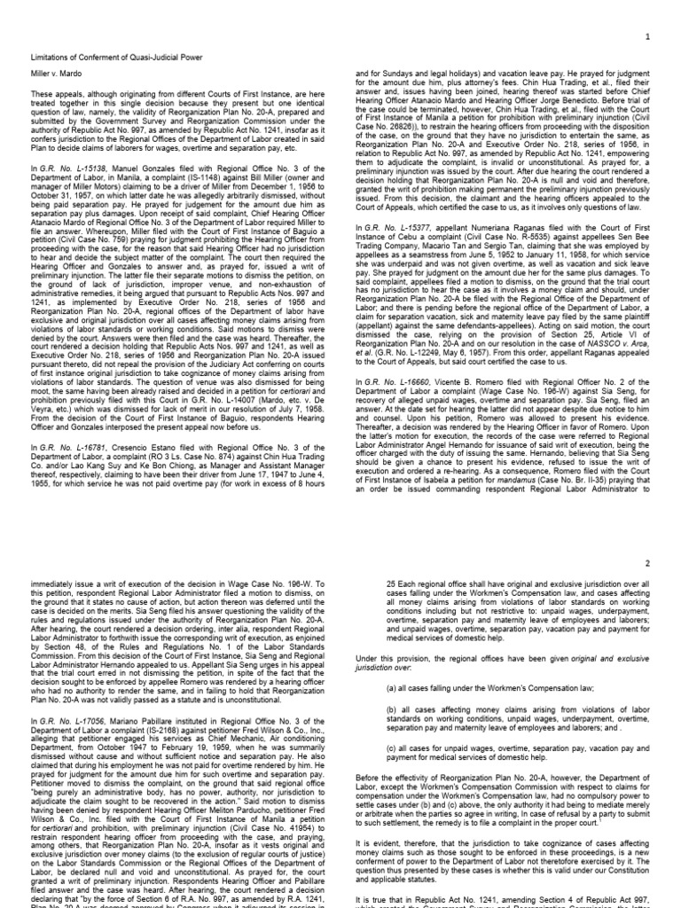 Admin Cases | PDF | Appeal | Judgment (Law)