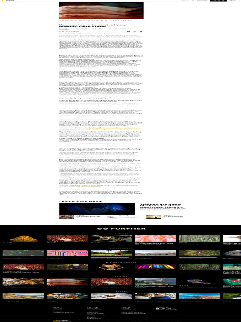 What Is Lucid Dreaming-And How Can You Learn To Do It | PDF | Lucid ...