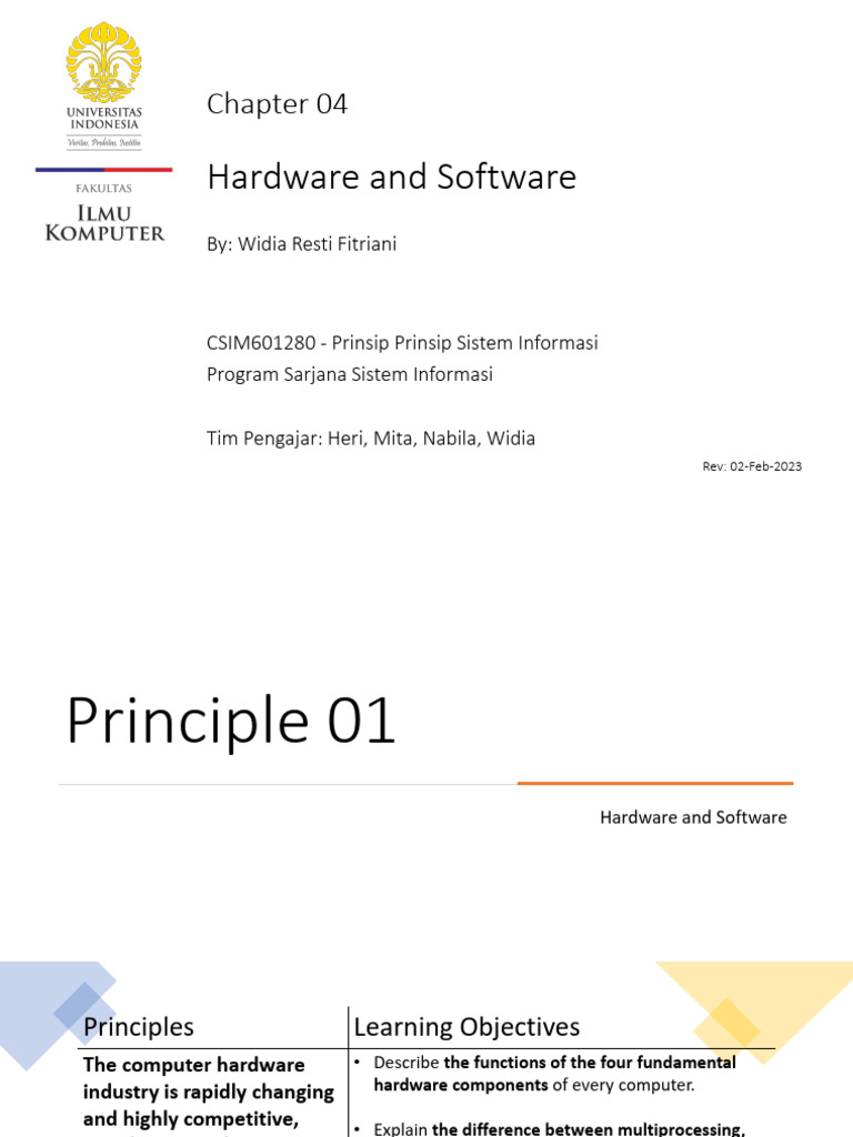 Ch04-Hardware and Software | PDF | Computer Data Storage | Operating System