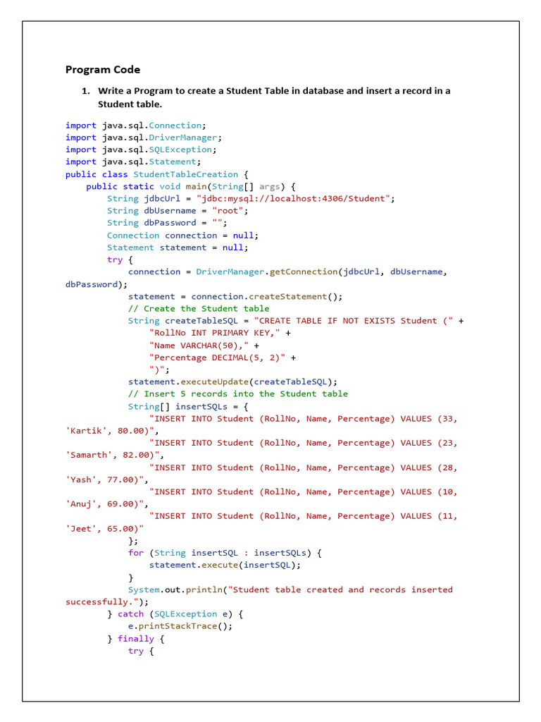 Practical 18 A JP | Download Free PDF | Sql | Computing