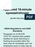 Eyewash Station Use and Maintenance Guide | PDF | Shower | Purified Water