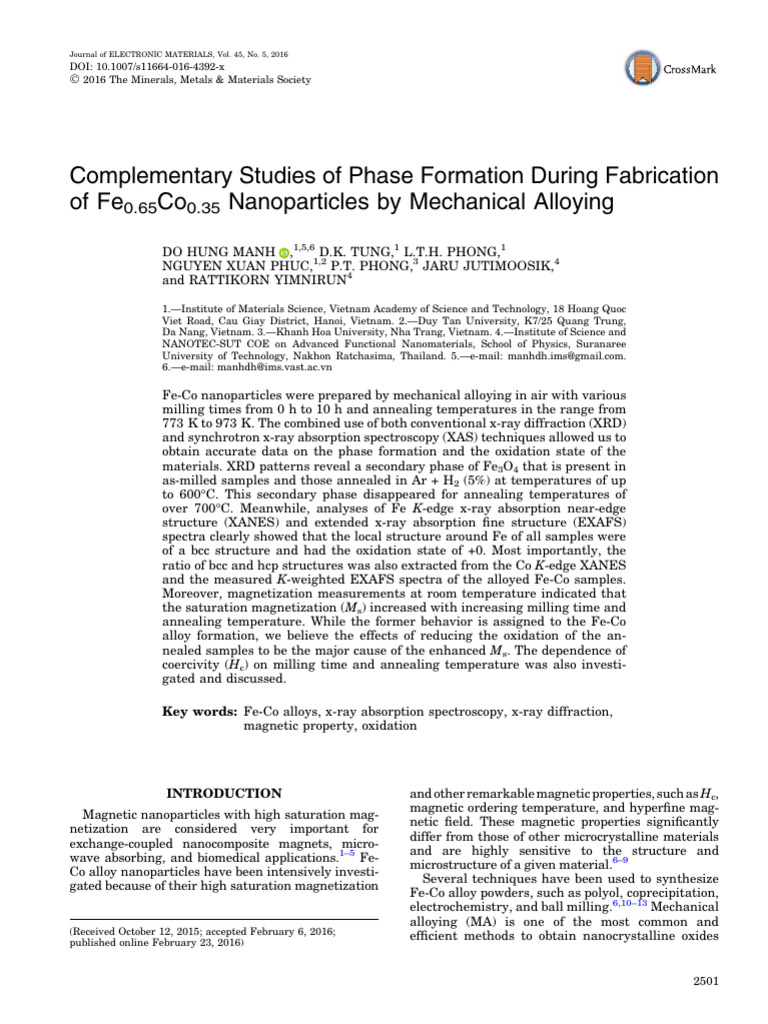 2016-JEM-DKT Complementary Studies of Phase Formation During ...