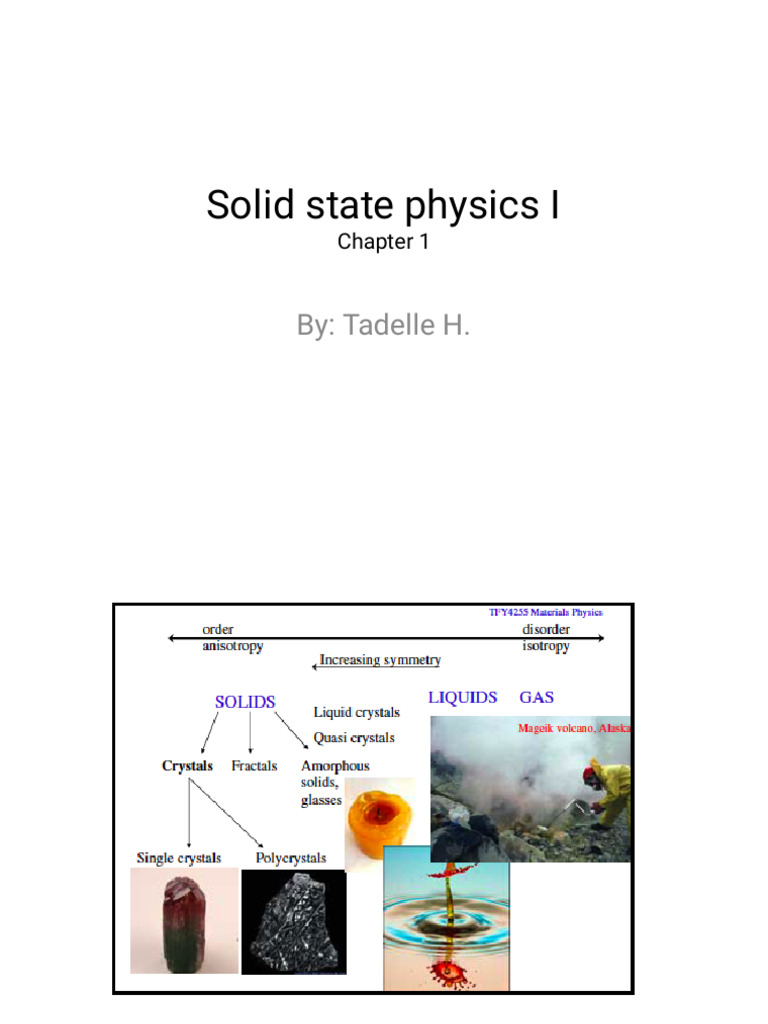 Solid state chapter 1 | PDF | Crystal Structure | Physical Chemistry