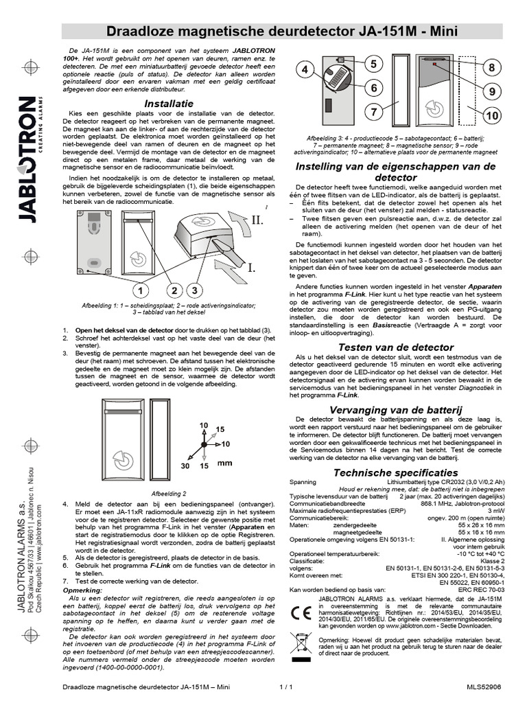 Ja-151m NL MLS52906 | PDF