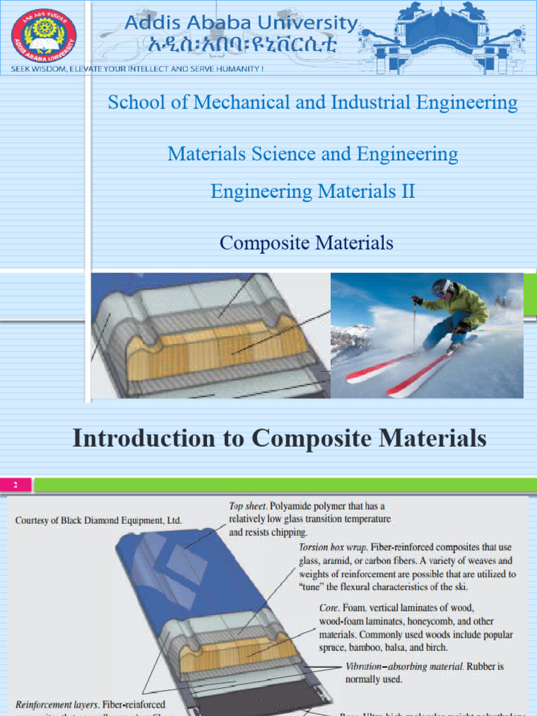Ch 5 [ Composite Materials ] | PDF | Composite Material | Fibers