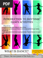 Lesson 1 - Introduction and Brief History of Dance | PDF | Dances | Rhythm
