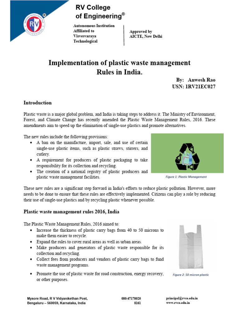 Plastic Pollution | PDF | Recycling | Waste Management