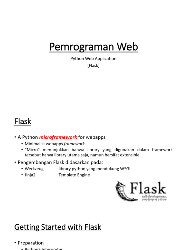 P7. Instalasi Flask (Waf) | PDF