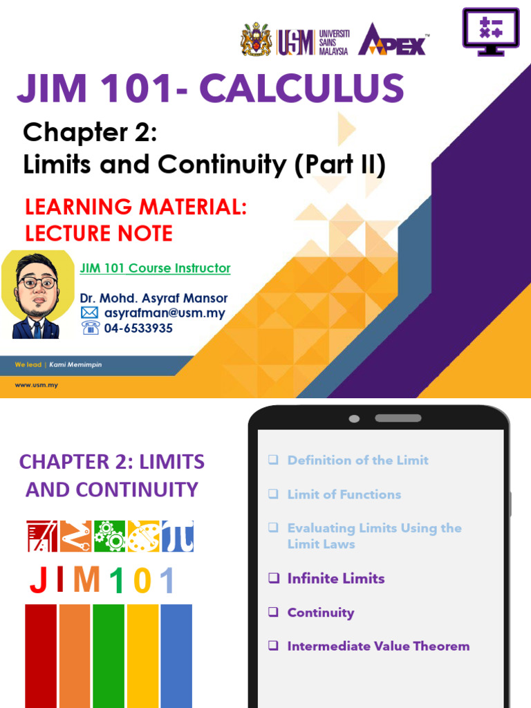 JIM101 Learning Material (Lecture Note) - CHAPTER 2 (Part II) | Download Free PDF | Continuous ...