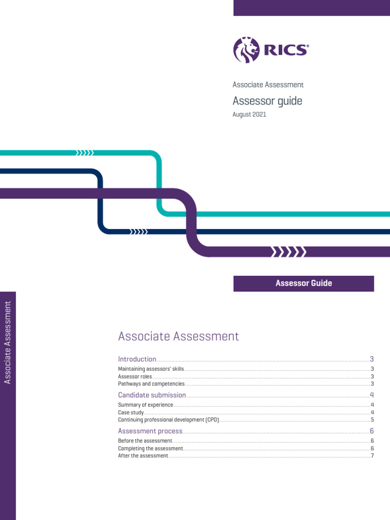 August 2021 Associate Assessment Assessor Guide | PDF | Professional ...