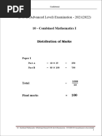 2024 AL Combined Maths Paper Sinhala Medium | PDF