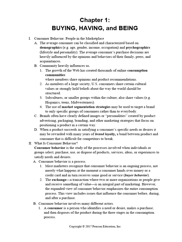 Review Chap 1-3 | PDF | Perception | Consumer Behaviour