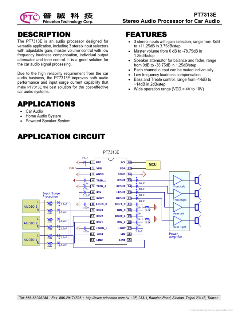 Datasheet | PDF | Information And Communications Technology | Electrical Engineering