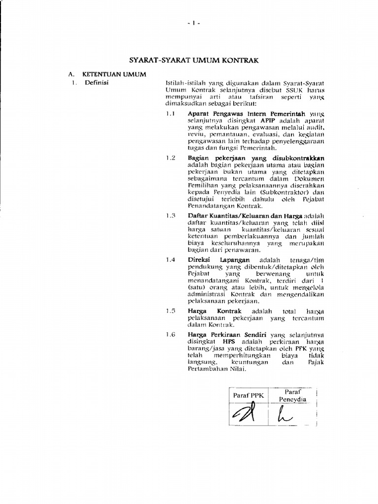 Ssuk Sudah Di Paraf | PDF