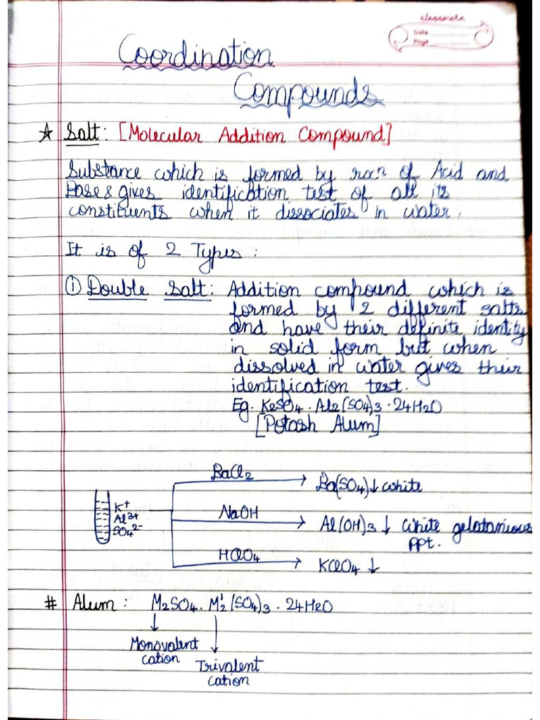 Coordination Compounds And Isomerism Pdf