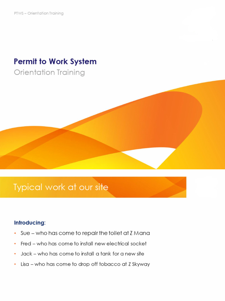 PTW Training 22 | PDF | Safety | Risk