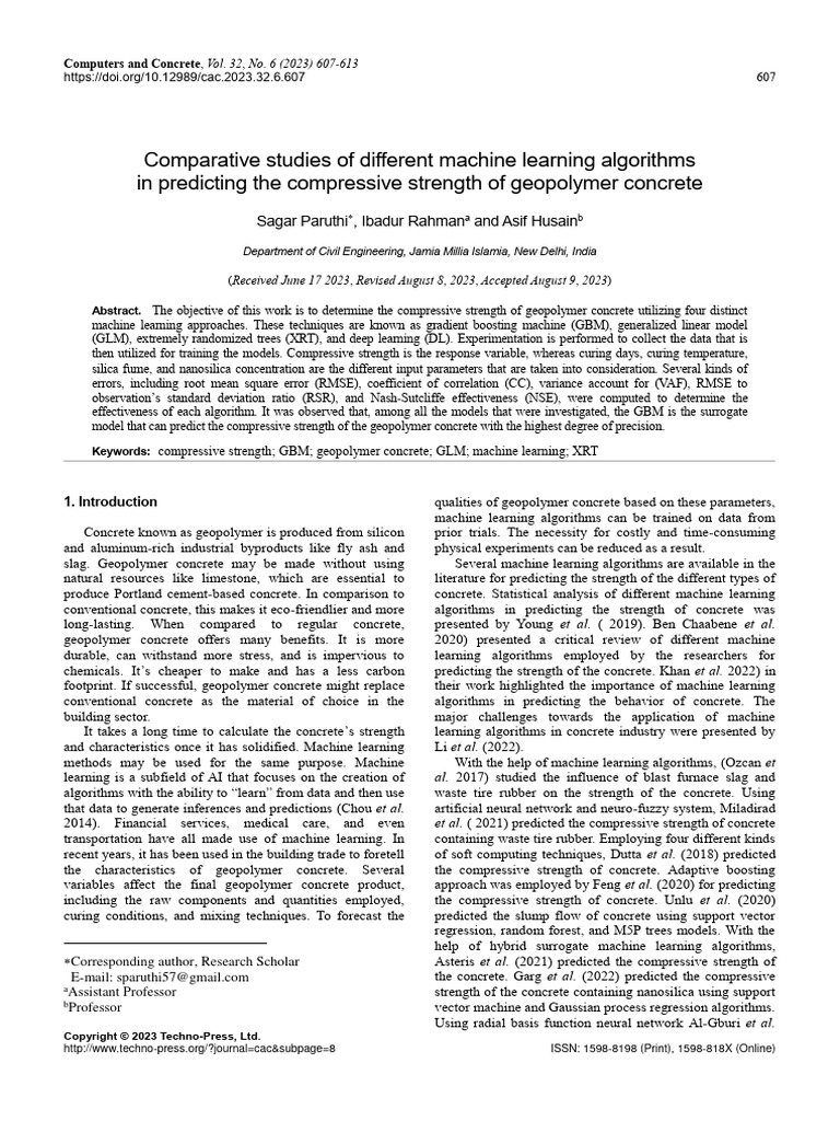 CAC Paper 6 2023 | PDF | Multivariate Statistics | Cognition