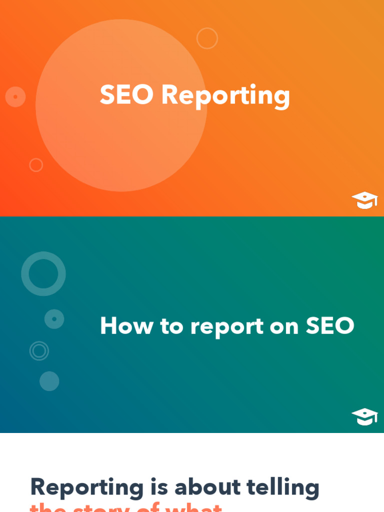SEO Reporting Strategies and Metrics | PDF