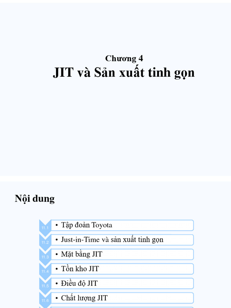 CHƯƠNG 4 Jit Lean | PDF