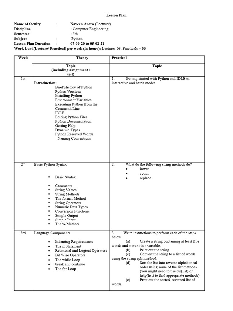 Computer Programming Using Python Pdf Python Programming Language Class Computer 7614