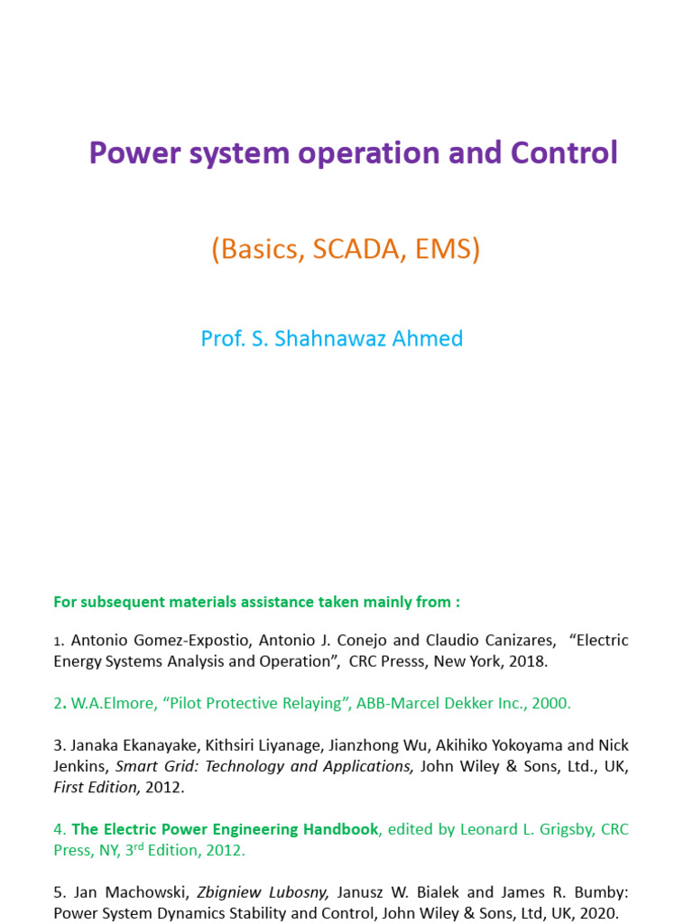 1-Scada, Ems | PDF | Electrical Grid | Smart Grid