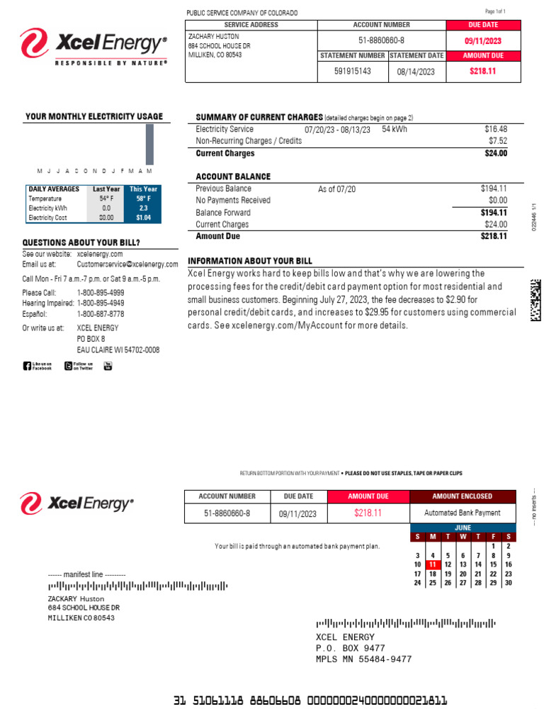 Colorado Utility | PDF | Credit Card | Debit Card