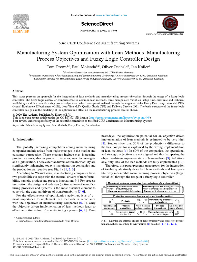 Lean Production Paper-1 | PDF | Lean Manufacturing | Innovation