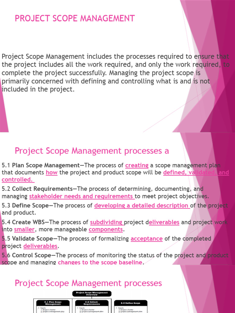 PMP - Scope | PDF | Project Management | Agile Software Development