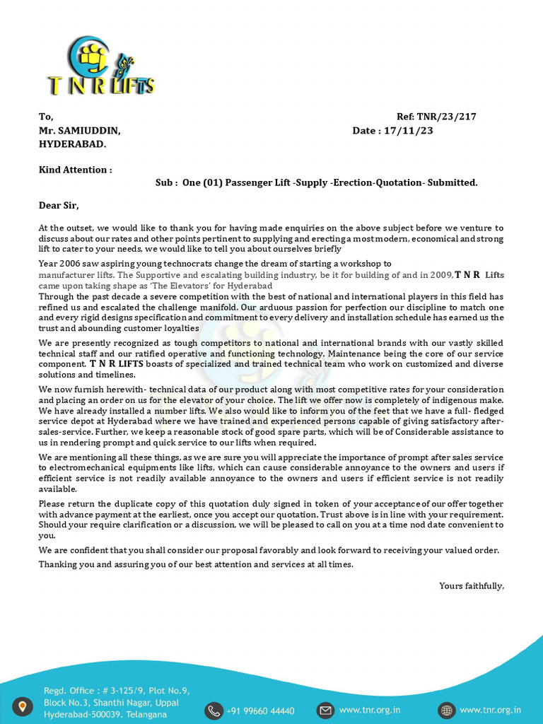 TNR Lifts-G+5, MR, 6P, MS-Swing Small Vision Glass Doors - Samiuddin ...