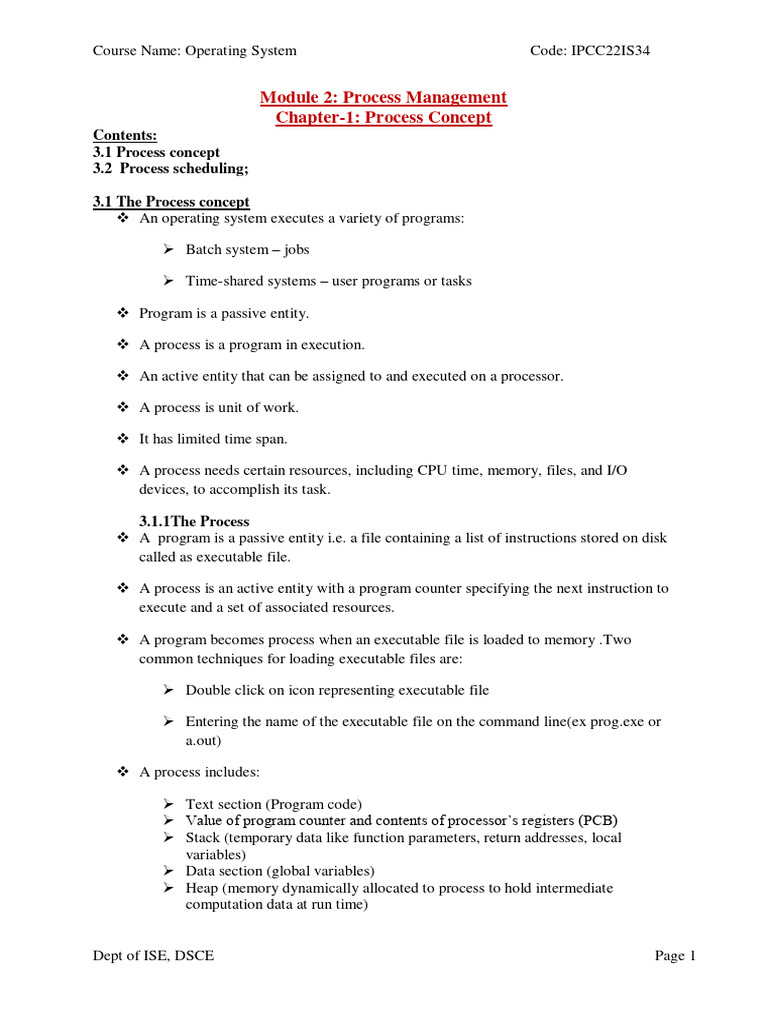 Os Notes Module 2 Pdf Thread Computing Scheduling Computing