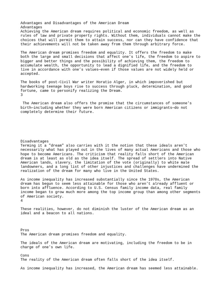 American Dream Download Free Pdf American Dream The United States