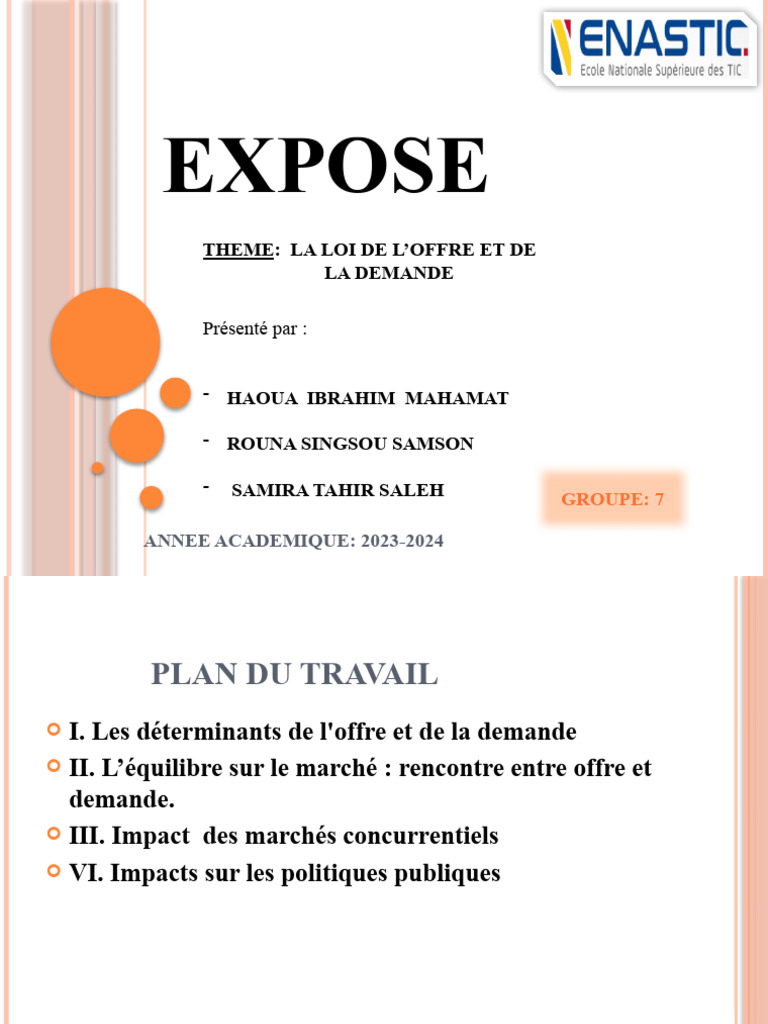 Offre et Demande: Concepts Clés | PDF | Offre et demande | Prix