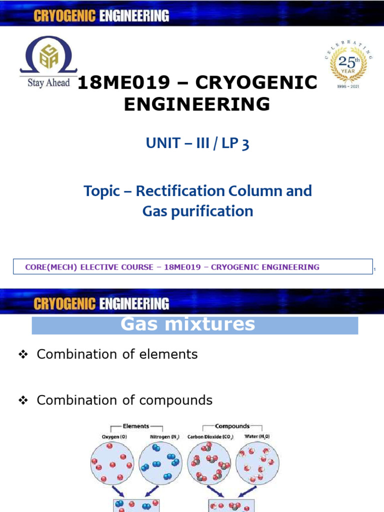 Rectification and gas purification LM 9 | PDF | Enthalpy | Distillation