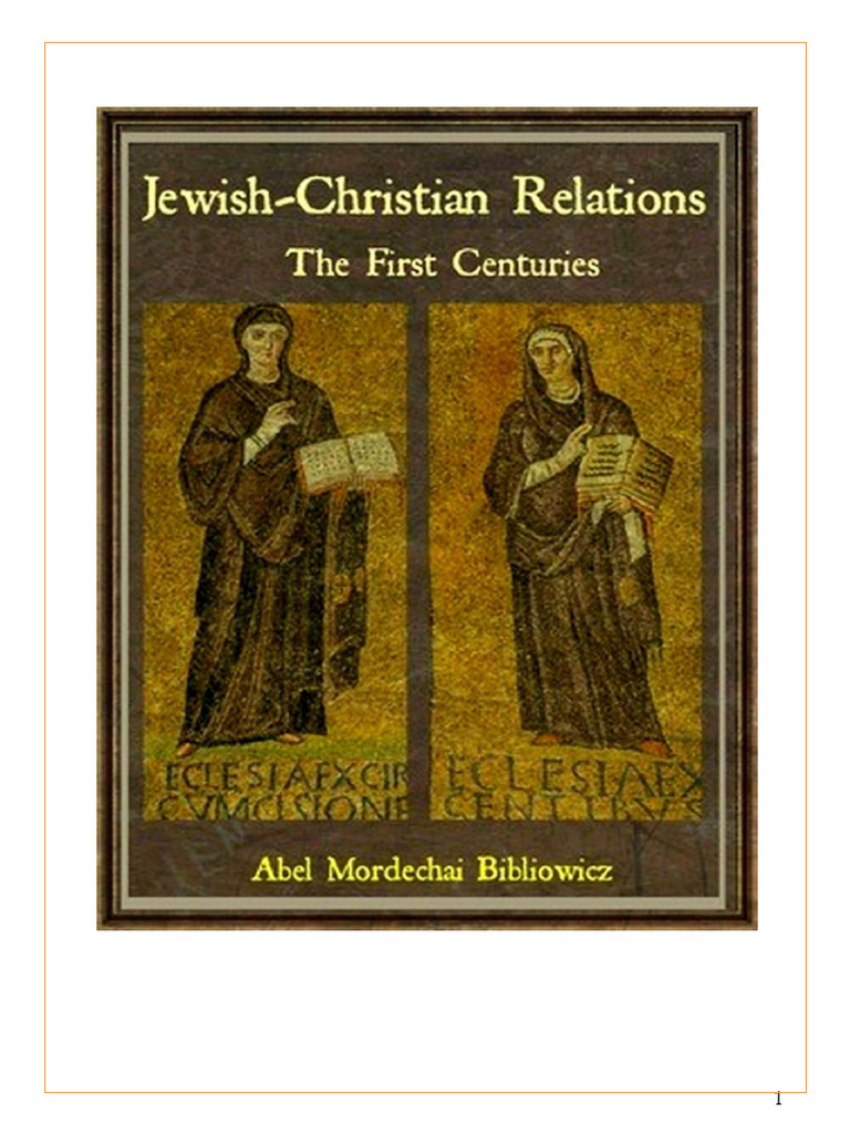 Jewish-Christian Relations The First Centuries - 2023 | PDF | Paul The ...