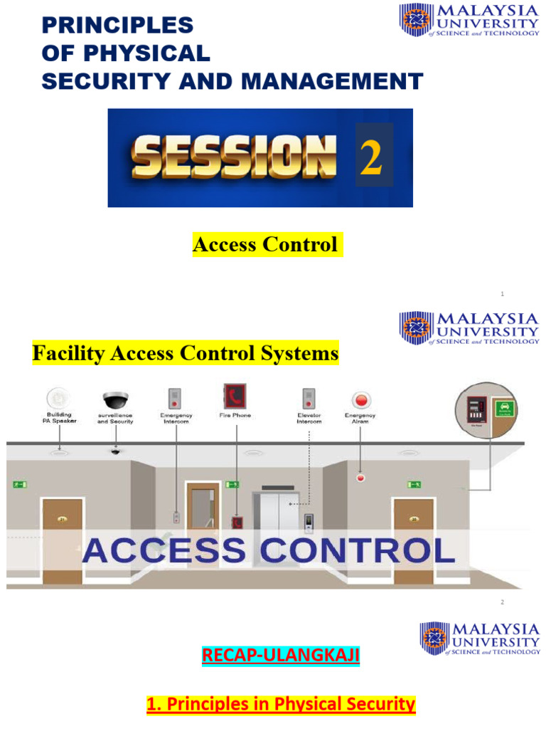 Ble 1213 Must (Session 2) | PDF | Access Control | Biometrics
