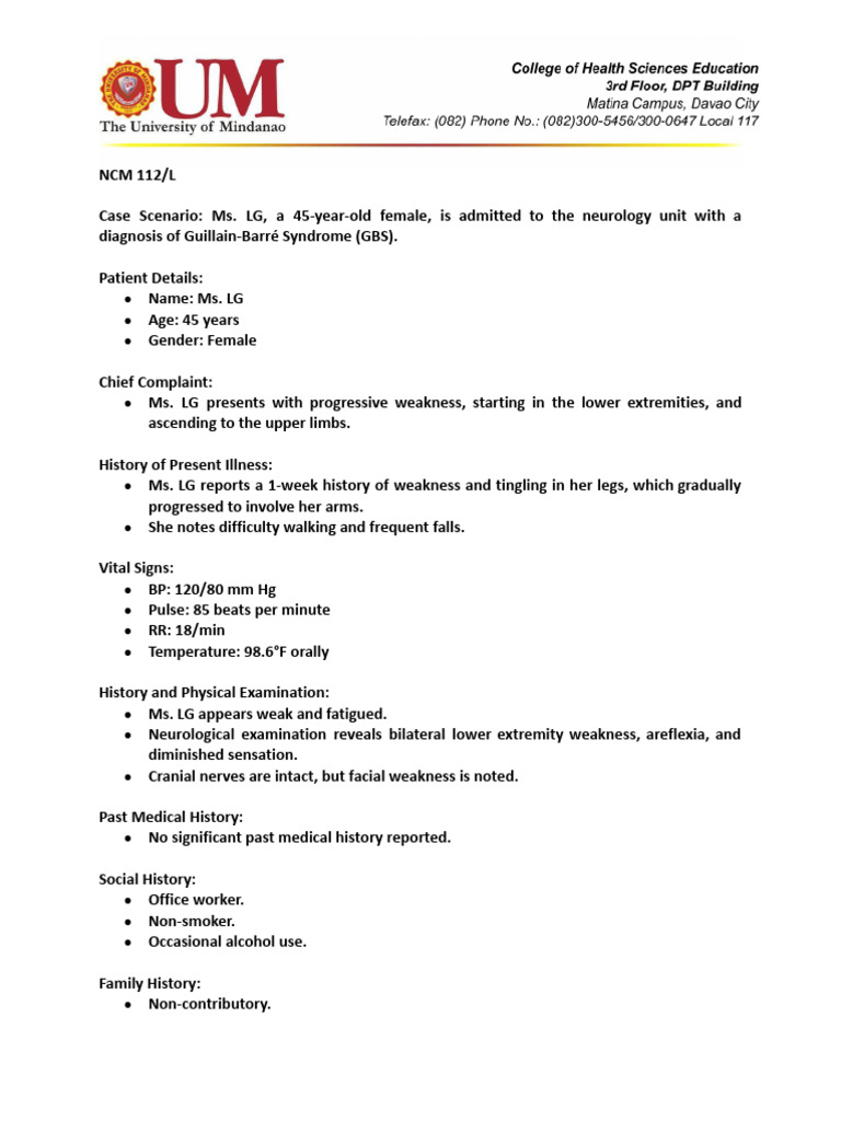 GBS | PDF | Neurology | Medical Specialties