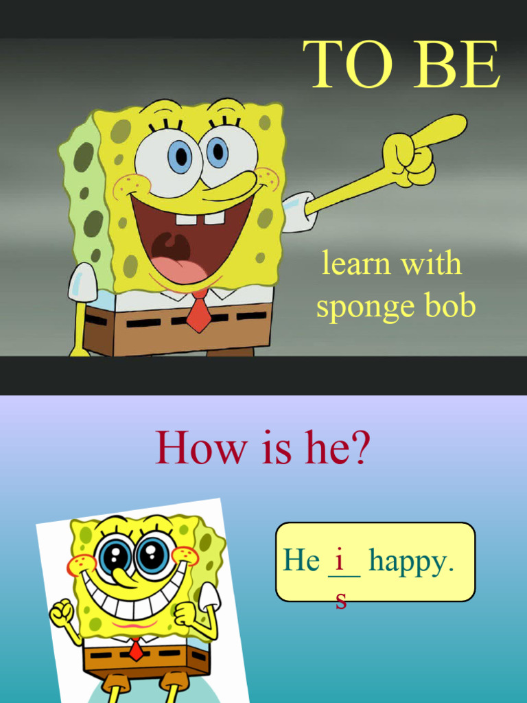 3071 To Be With Sponge Bob | PDF