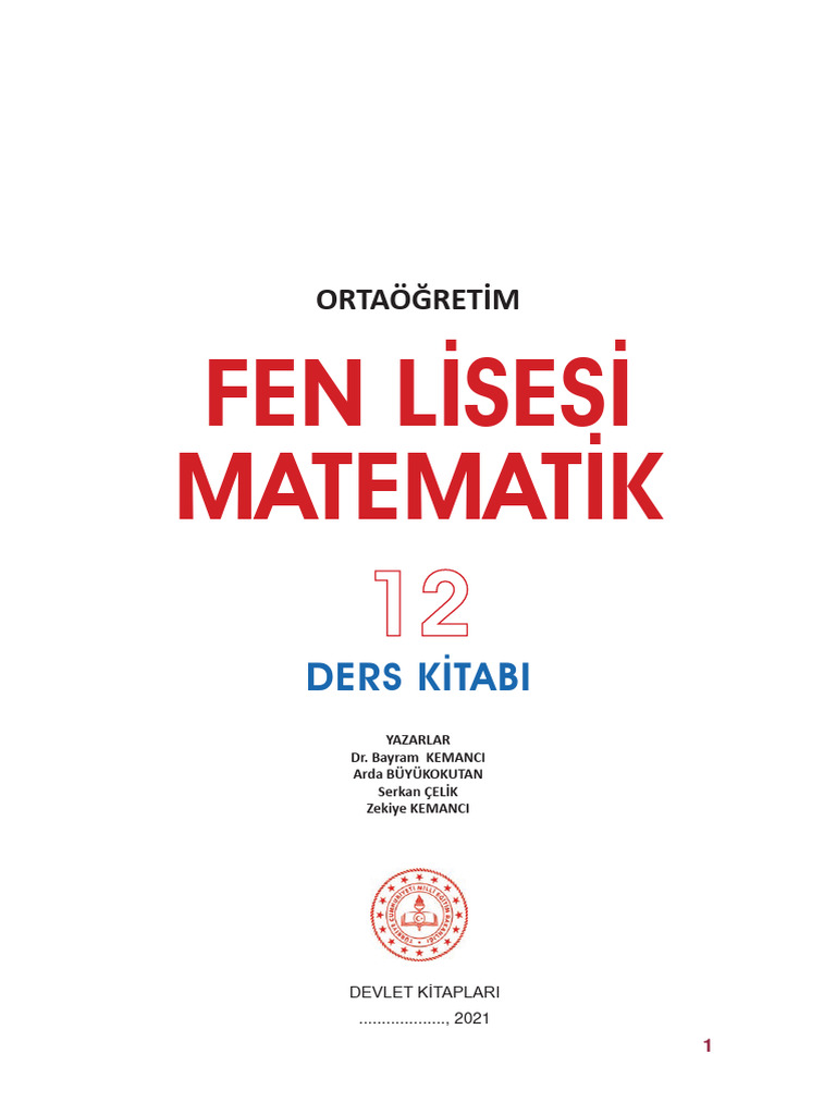 Fen Li̇sesi̇ Matemati̇k | PDF